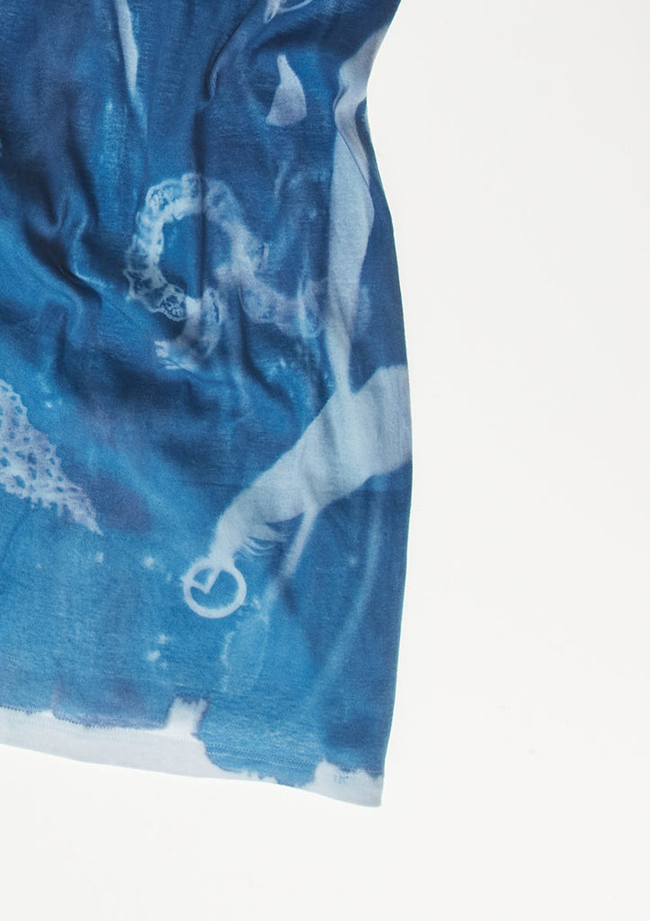 CYANOTYPE TANK TOP – Bungee Space by 3standardstoppage